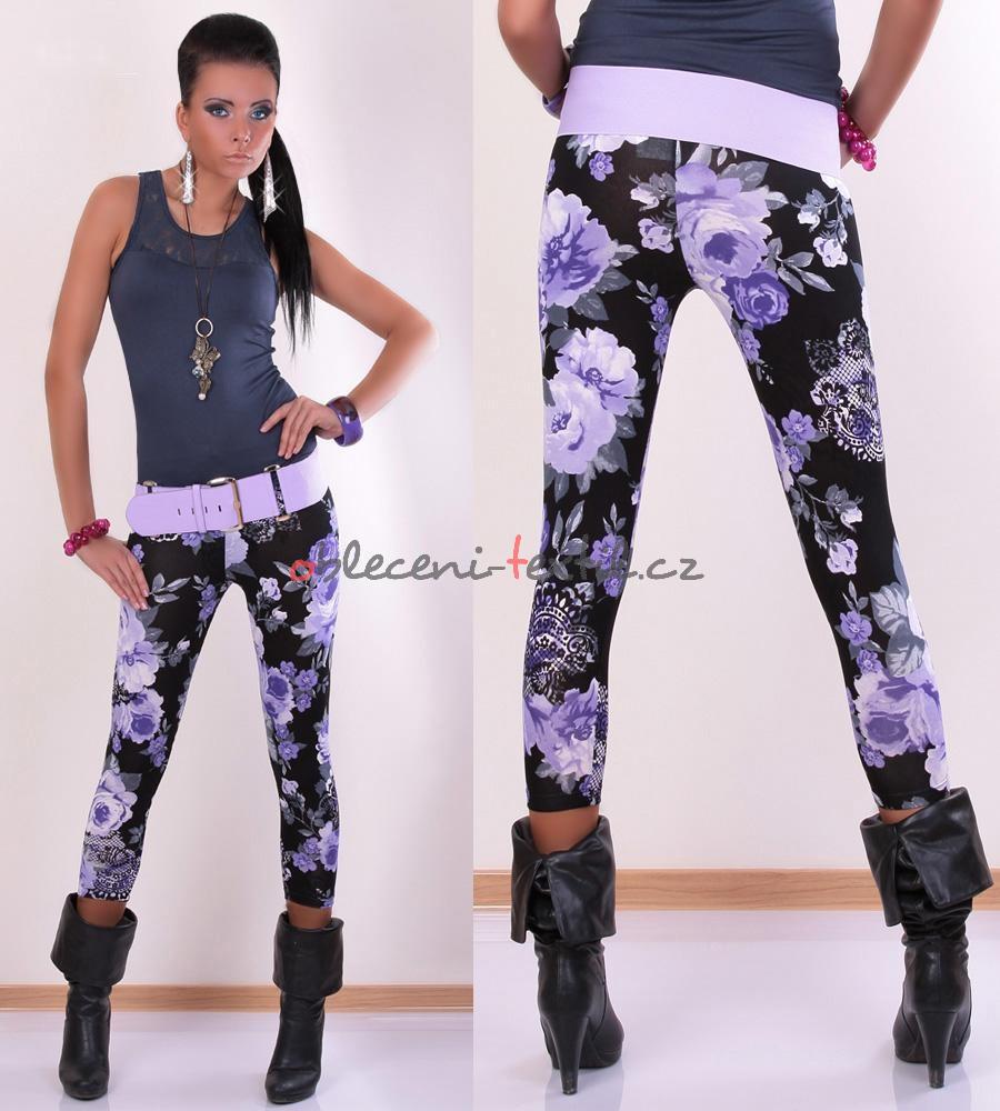 Dámské legíny se vzorem Fashion h. k325li
