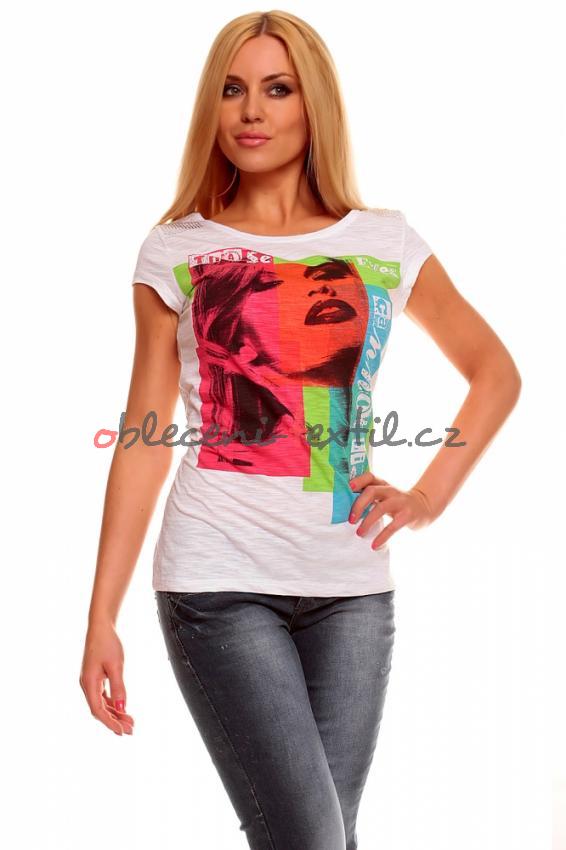 Moderní dámské tričko Queen o.f. hs-tr022wh