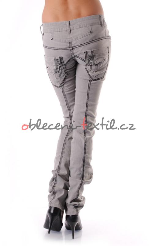 Dámské moderní úzké rifle Bt jeans je02 - oblečení textil